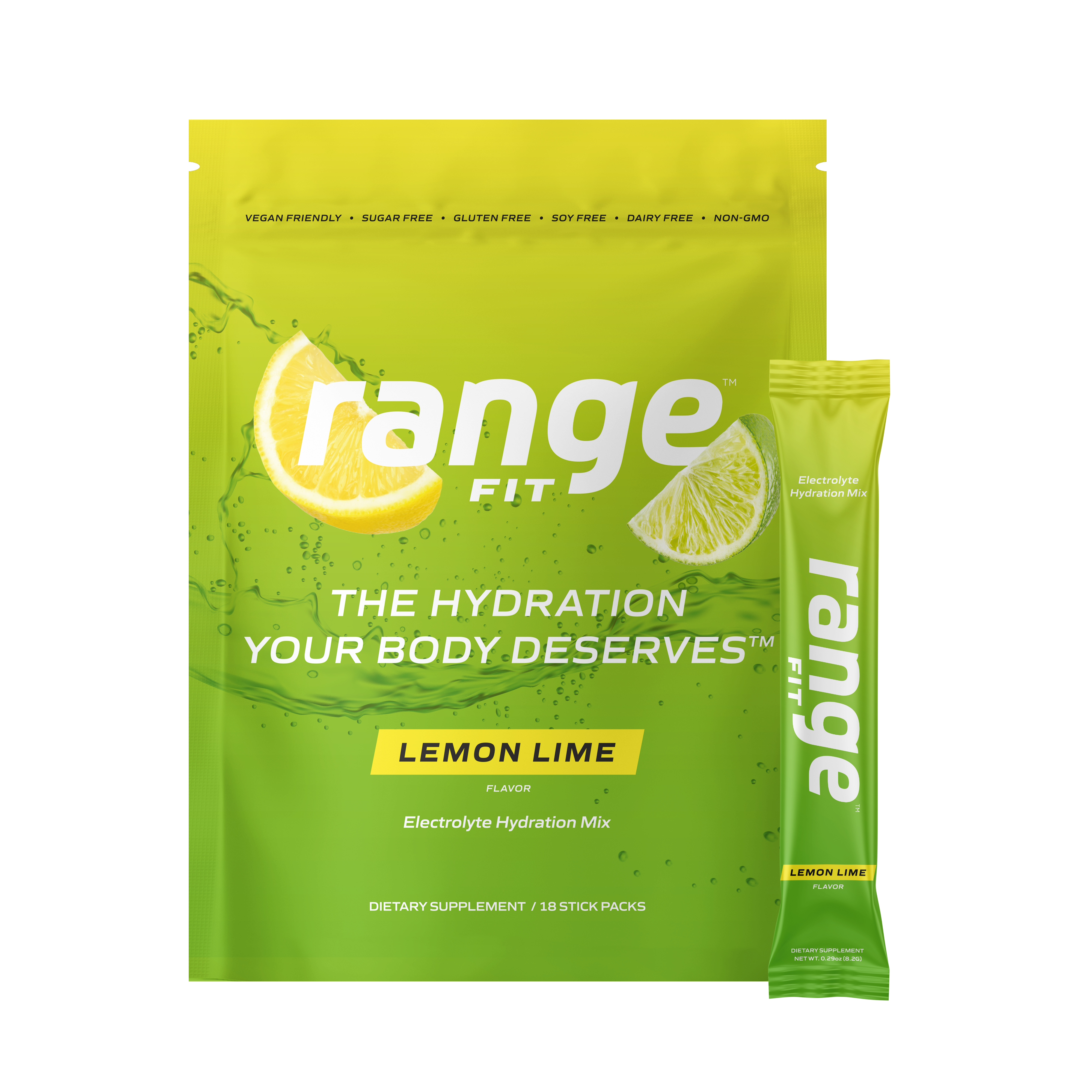 Lemon Lime Stick Packs – Range Fit